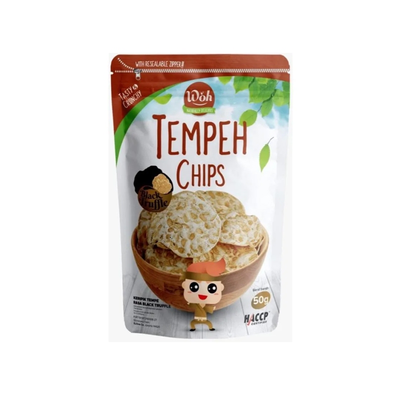 WOH Truffle Tempeh Chips 50g Halal | Shopee Singapore