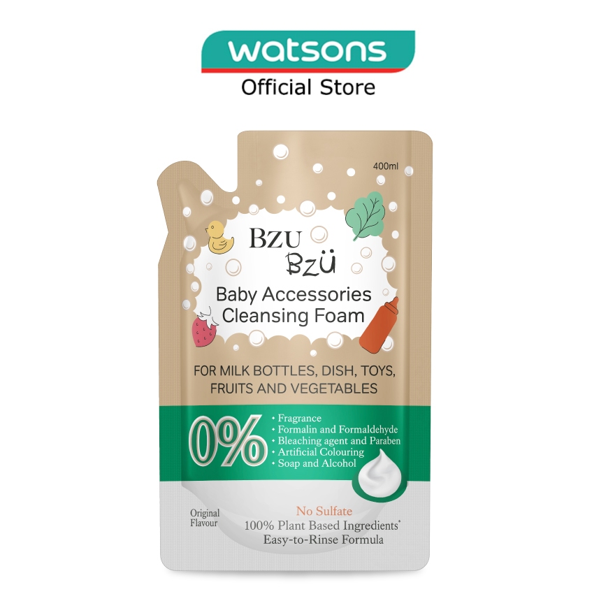 BZU BZU Baby Accessories Cleansing Foam Original Flavour Refill 400ml ...