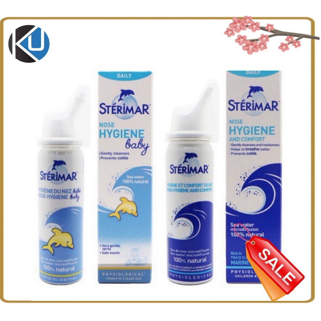 🇫🇷 [ Exp 2026 ] Sterimar / Xisat Nasal Hygiene Spray France 50ML/100ML ...