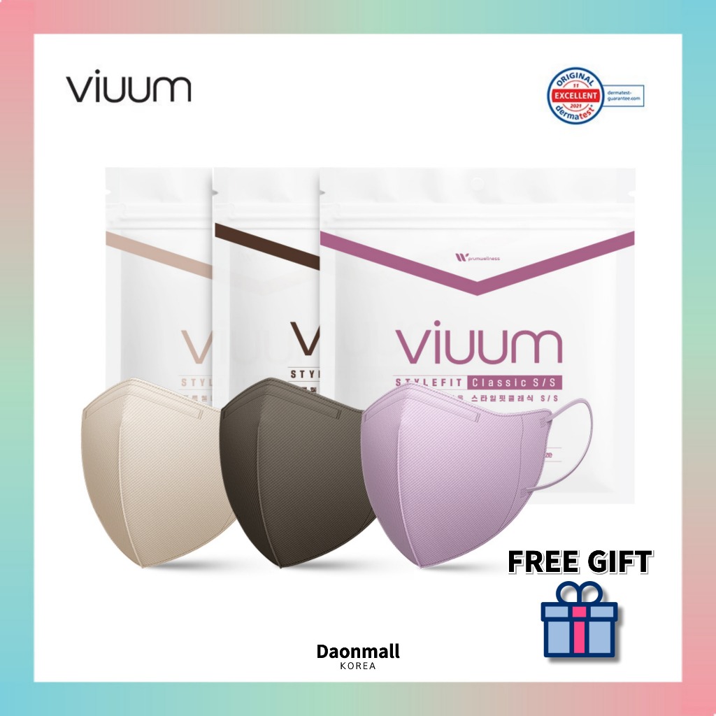 VIUUM STYLEFIT S/S Cool Mask Made in KOREA Colored Thin Mask BTS V Tae ...