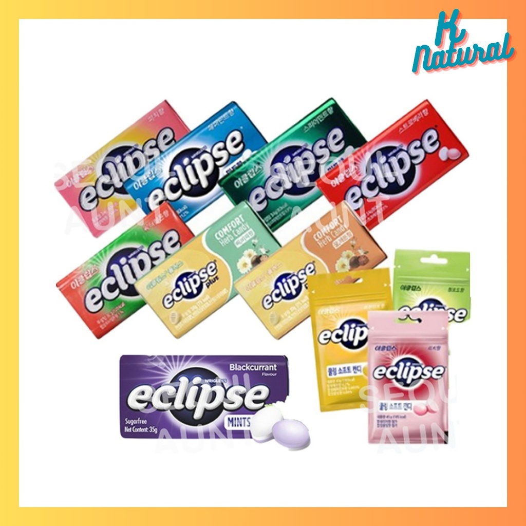 Eclipse Sugar Free Candy / Mint Spearmint Peach Blackcurrant Starwberry ...