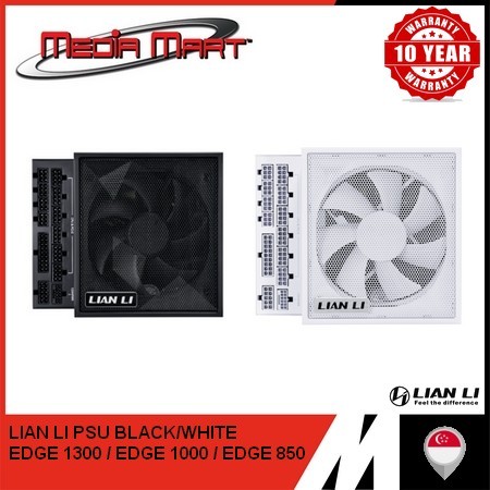 LIAN LI EDGE SERIES POWER SUPPLY UNIT EDGE 1300W/1000W /850W (BLACK ...