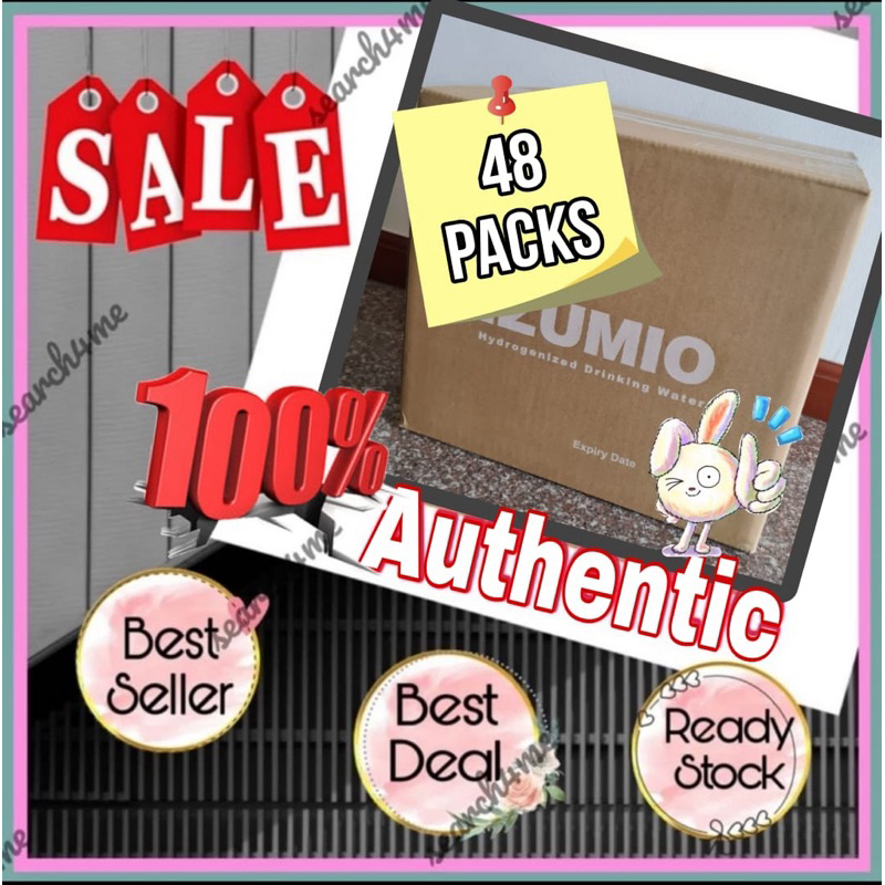 Izumio 3.3PPM Hydrogenized Water (48 packs)sg stock | Shopee Singapore