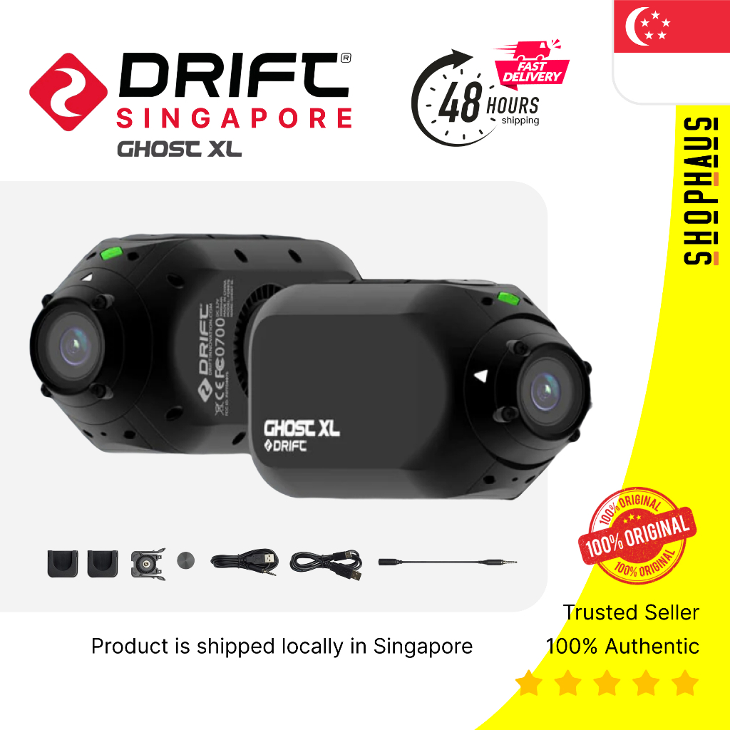 (🇸🇬SG) AUTHENTIC 2025 Drift Ghost XL Waterproof Dashcam Action Camera ...