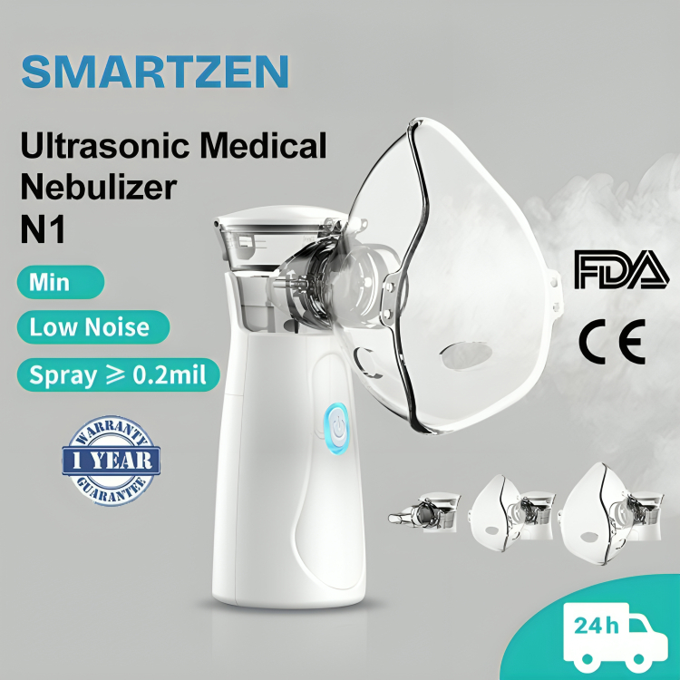 Ultrasonic Nebulizer Machine Portable Steam Ventoline Inhaler Mesh ...