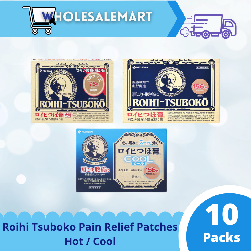 NICHIBAN Roihi Tsuboko Pain Relief Patches - Import from Japan | Shopee ...