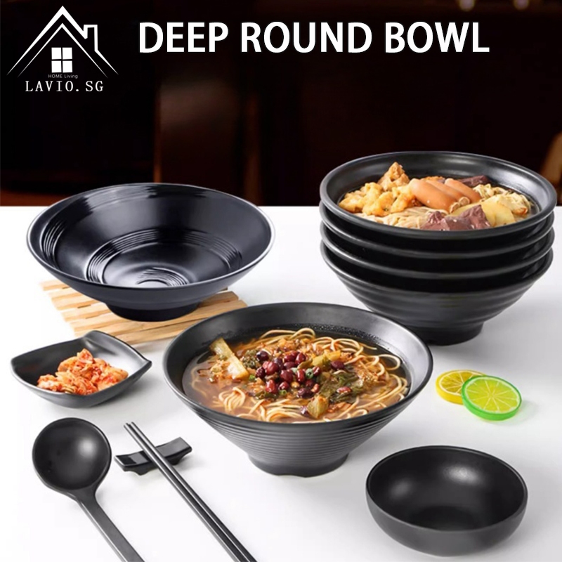 [SG] Ceramic Ramen Bowl Large Ceramic Bowl Japanese Style Bowl Vintage ...