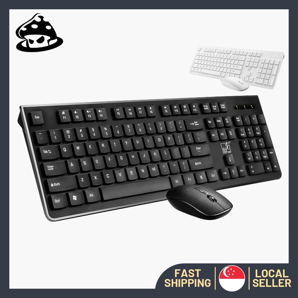 [ SG Ready Stock] Wireless Keyboard and Mouse Combo 2.4GHz Wireless ...