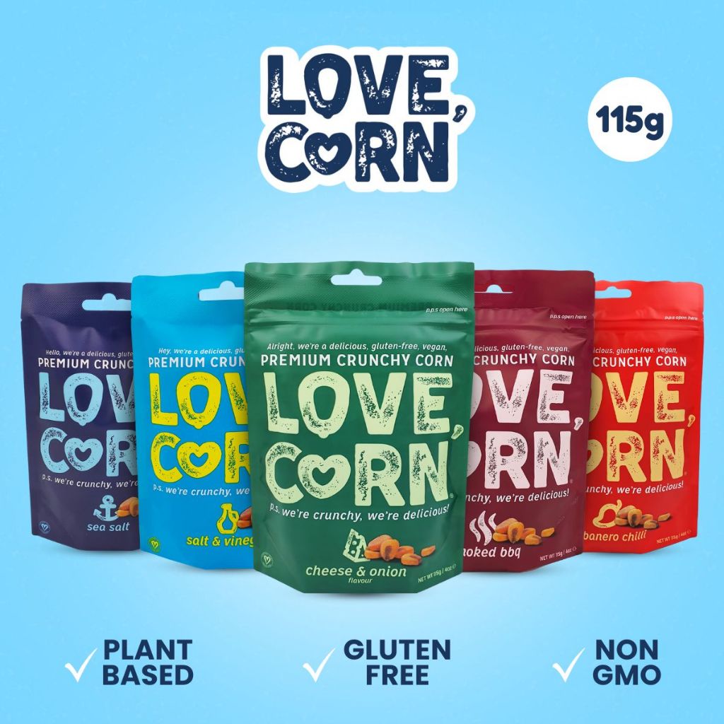 Love Corn Vegan Premium Crunchy Corn 115g [AMBIENT] | Shopee Singapore