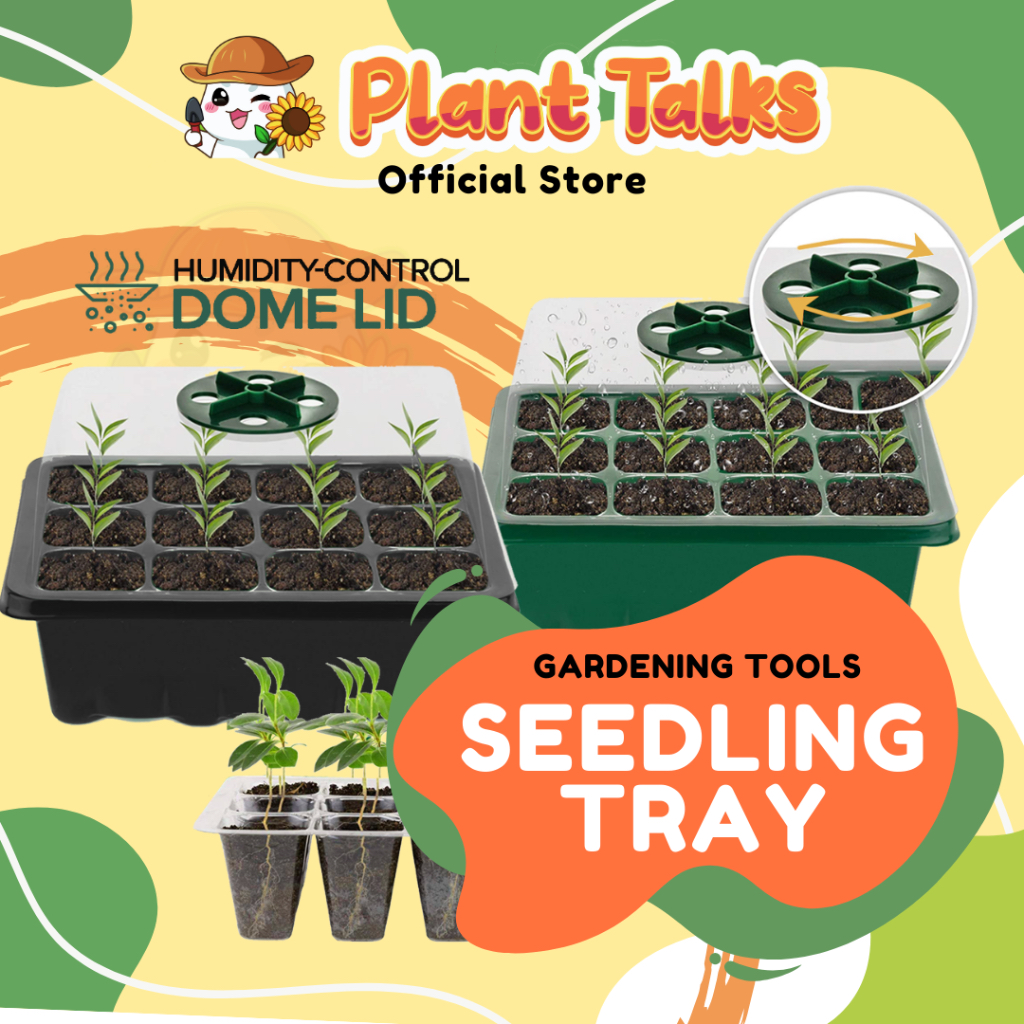 Plant Talks Seedling Tray | Seed Starter Kit | Germination Tray for ...