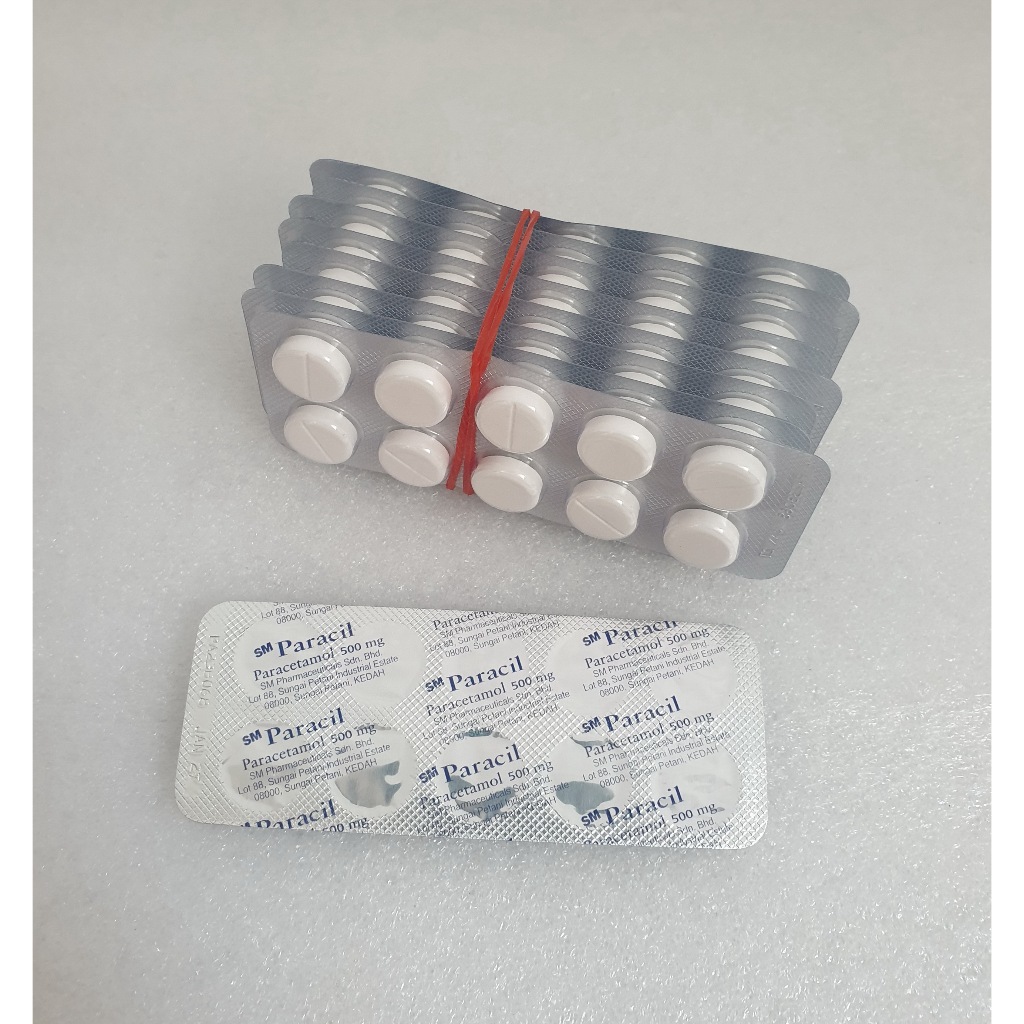 Paracil Paracetamol 500mg x 90 Tablets, Expiry: 01/2027 | Shopee Singapore