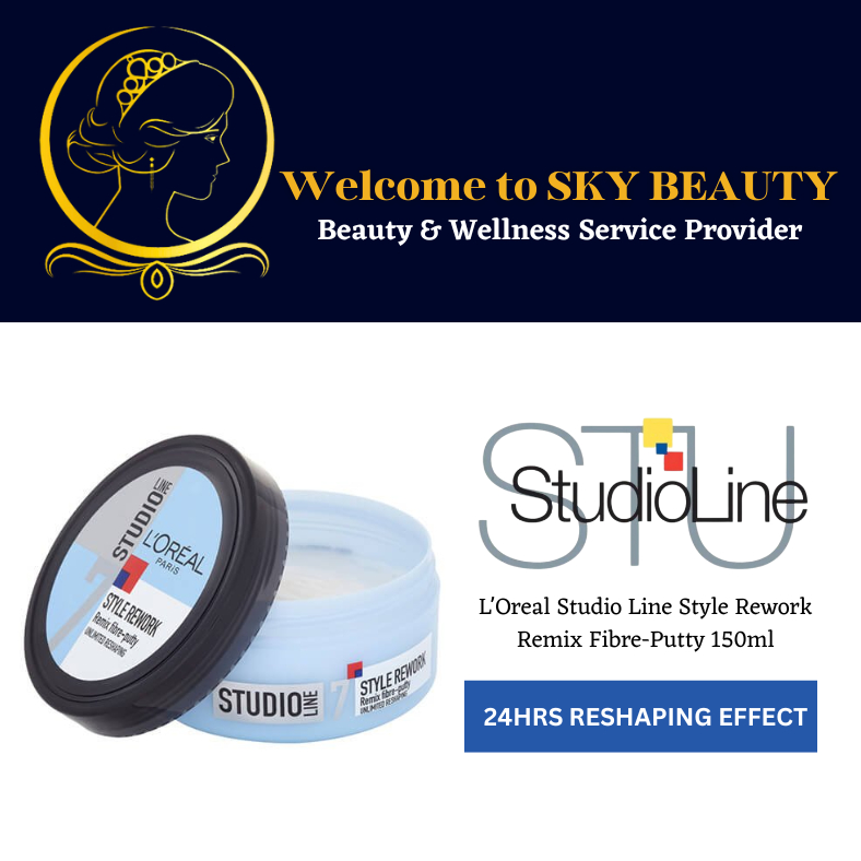 L'Oreal Paris Studio Line Style Rework Remix Fibre Putty 150ml 24hrs ...