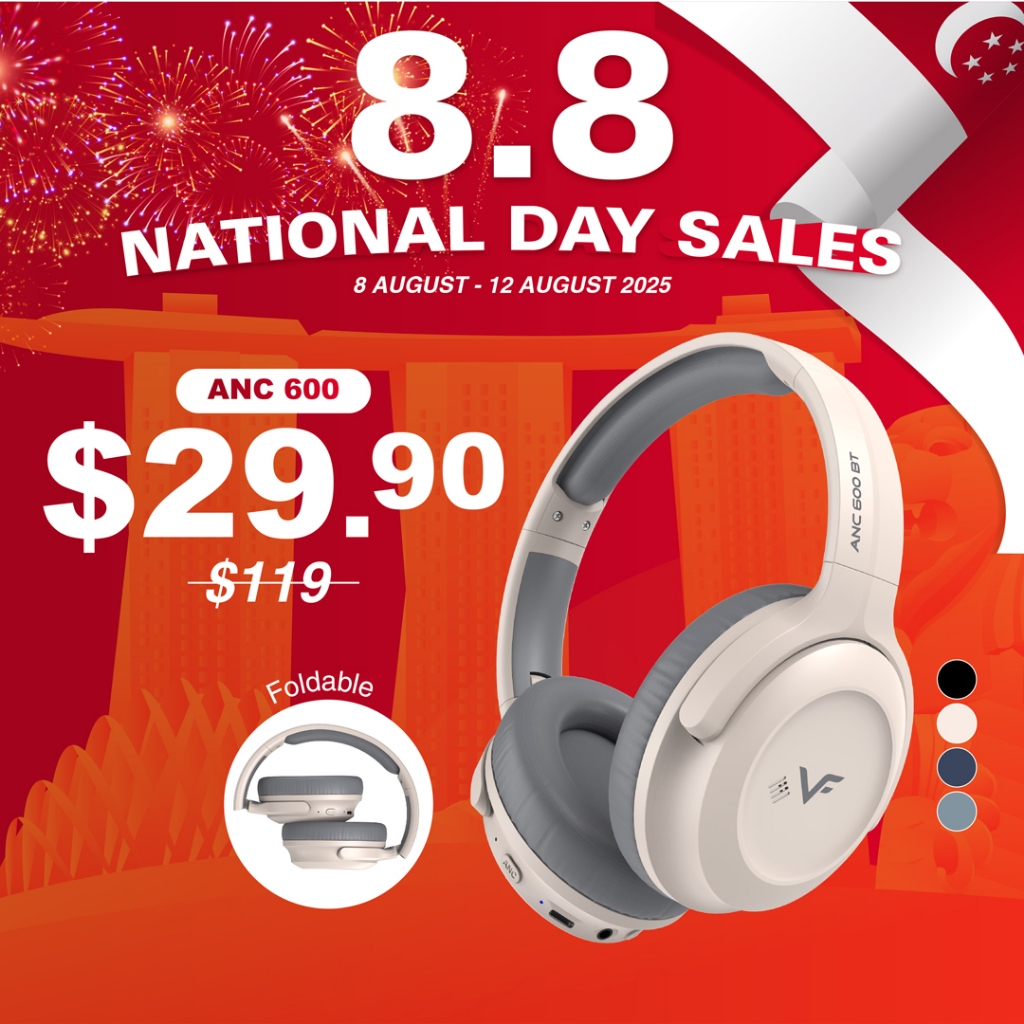 VInnfier ANC 600 BT High Performance Bluetooth Headphone Active Noise ...