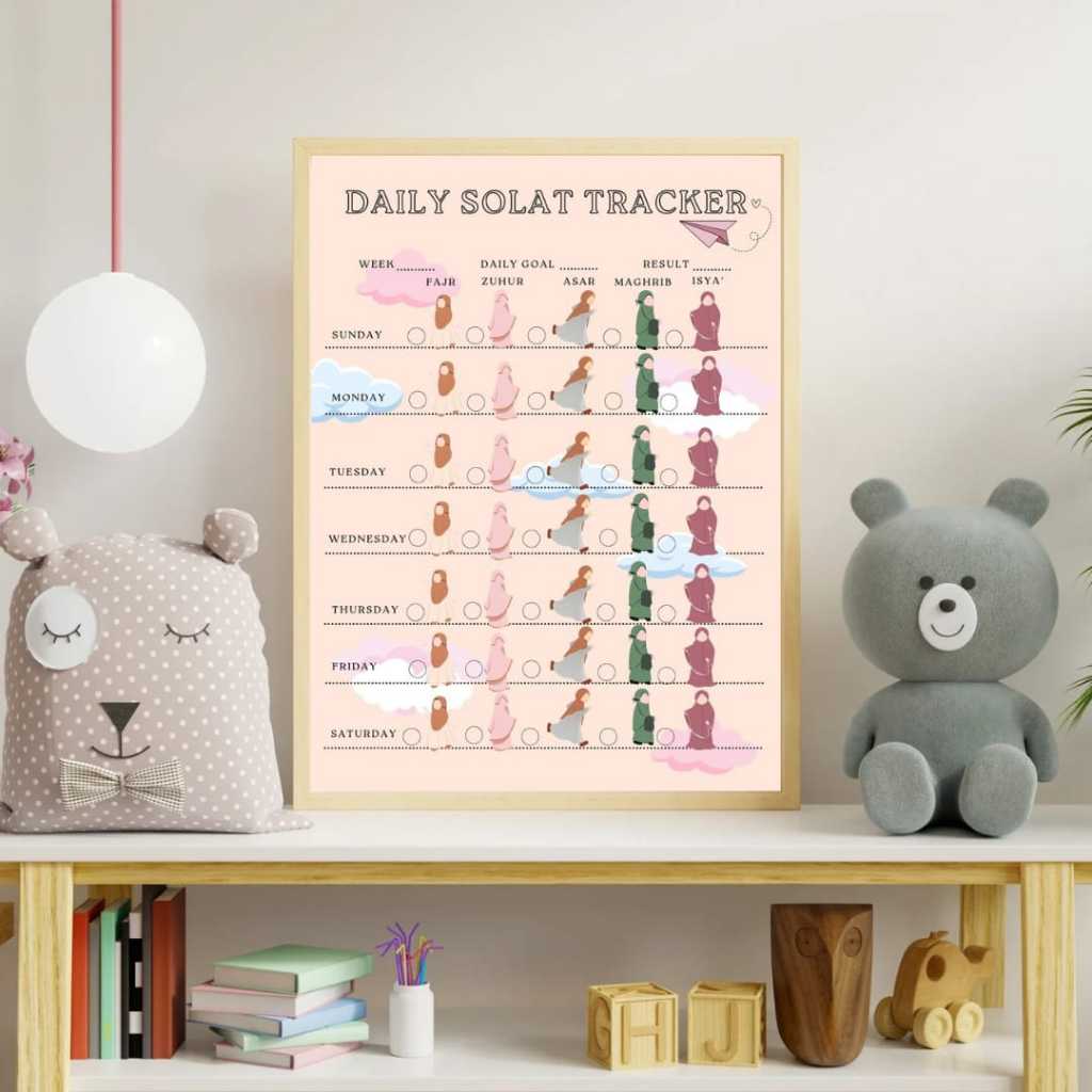 Daily Solat Tracker for Kids (digital product) | Shopee Singapore