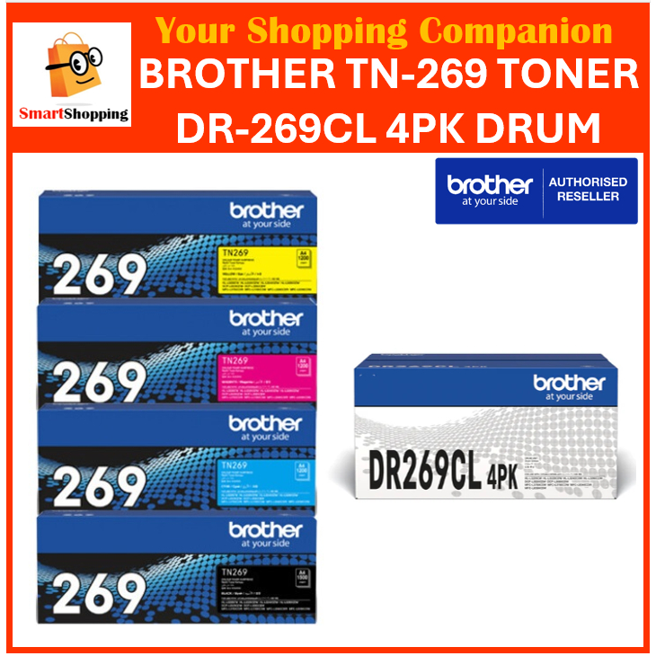 (Original) Brother TN-269 TN269 Toner Cartridge DR-269CL DR269CL 269 Drum Unit for L3240CDW ...