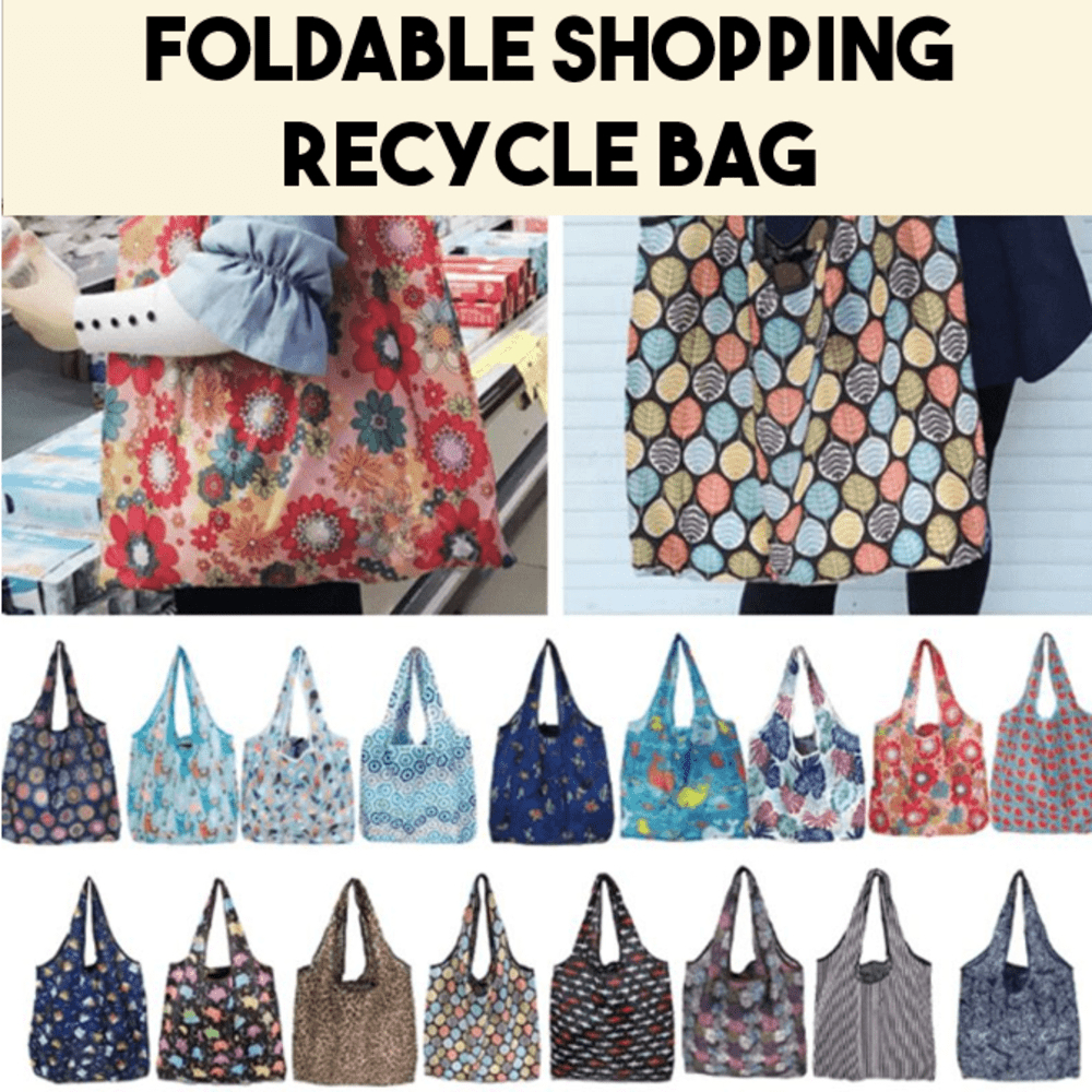 SG Seller Foldable Shopping Bag / Tote Bag / Eco / Reuseable Recycle ...