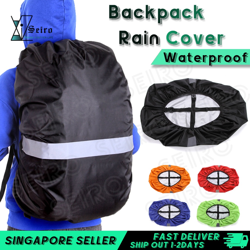 【SG】20L/35L/45L/60L Backpack Rain Cover Waterproof Universal Backpack Rainmcoat Cover Outdoor ...