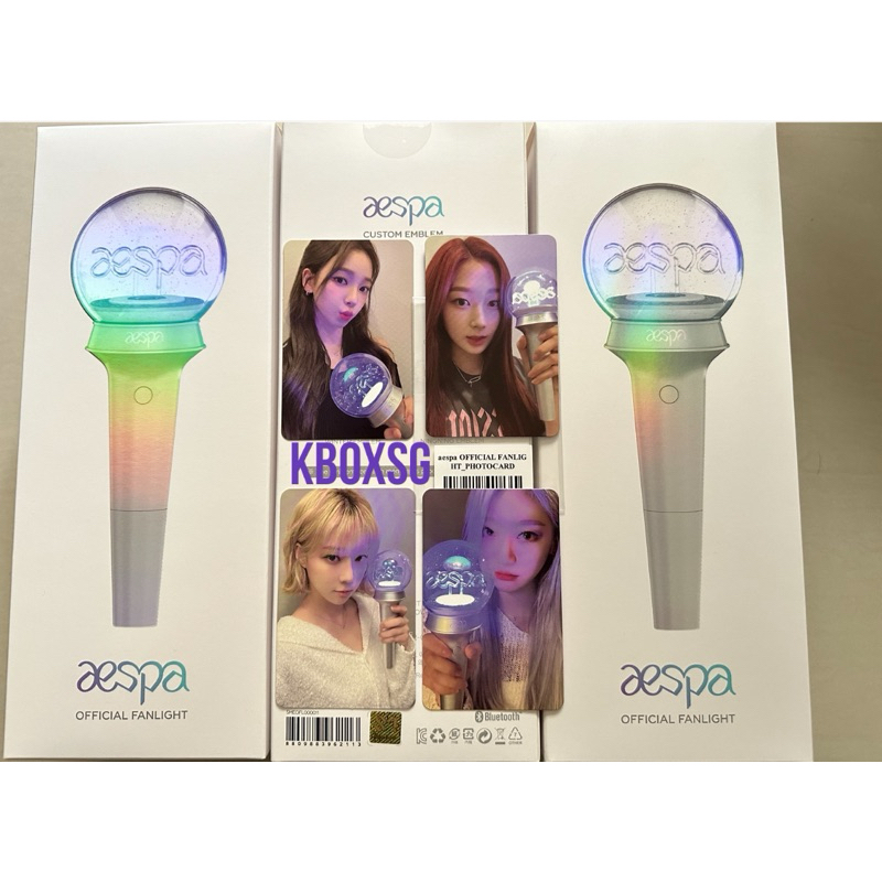 AESPA LIGHTSTICK SM PHOTOCARD/ AESPA LIGHTSTICK PHOTOCARD/ WINTER PC ...