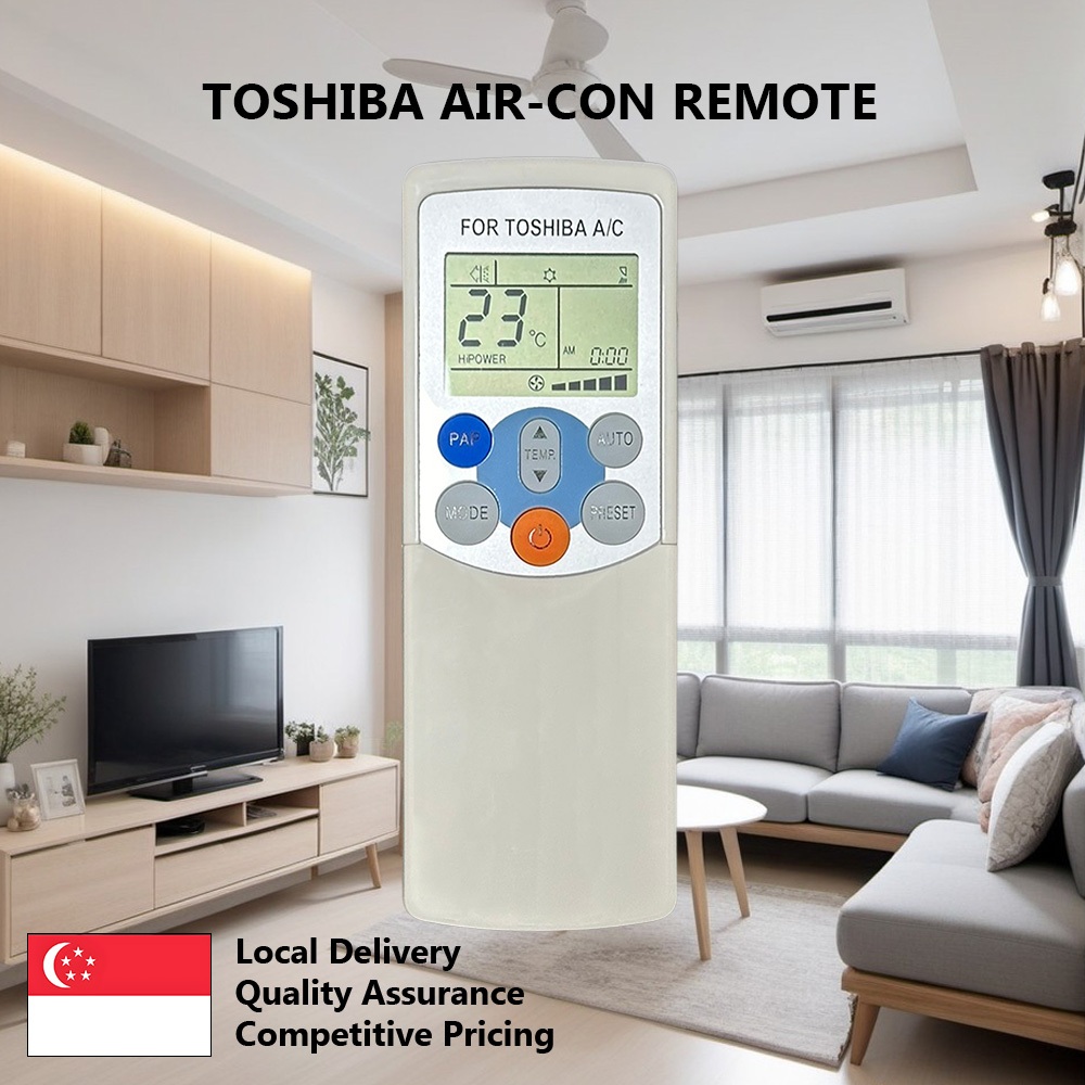 Toshiba Air Conditioner Remote Control Replacement | WC-H07EE | Support ...