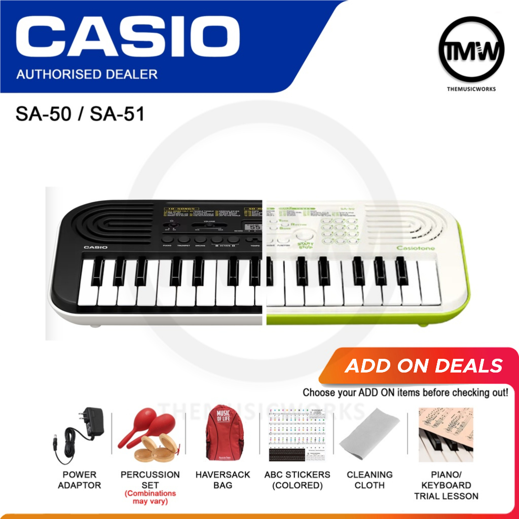 Casio SA50 SA51 Mini Keyboard 32 keys For Kids SA-50 SA-51 SA47 SA46 ...