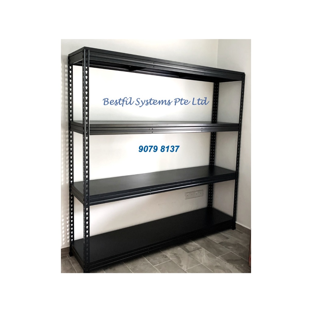 Storage Boltless Rack with Heavy Duty Bending METAL Shelves for ...