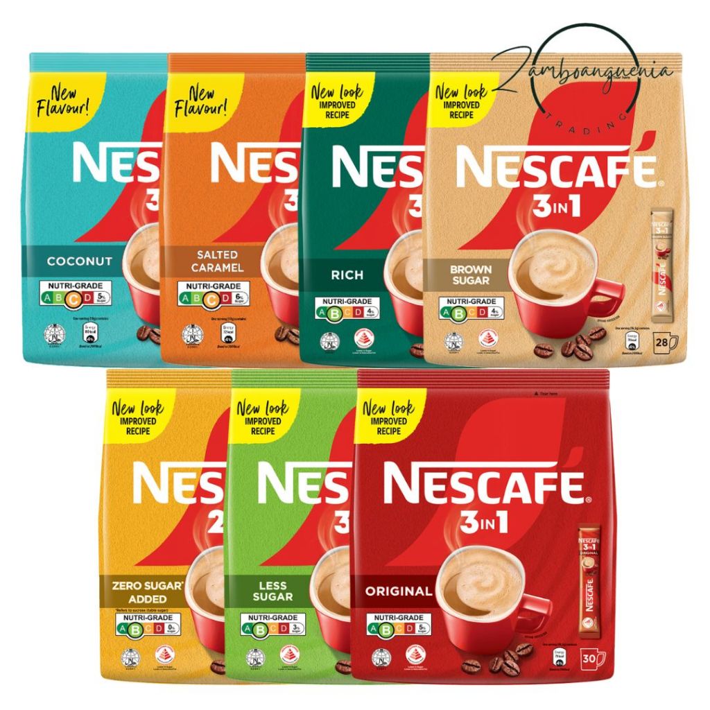 NESCAFE 3 in 1 Instant Coffee (Assorted Variants) (20s | 28s | 30s) [SG ...