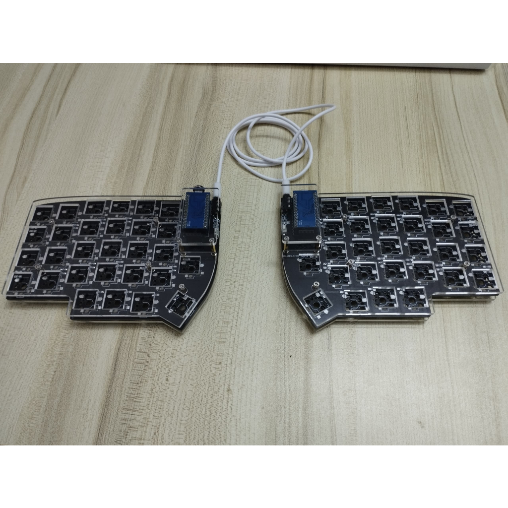 Wired/Wireless Lily58 Split Keyboard | Shopee Singapore