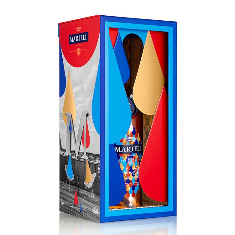 1L Martell Cordon Bleu Limited Edition by Christoph Niemann 1000ml (with gift box) | Shopee ...