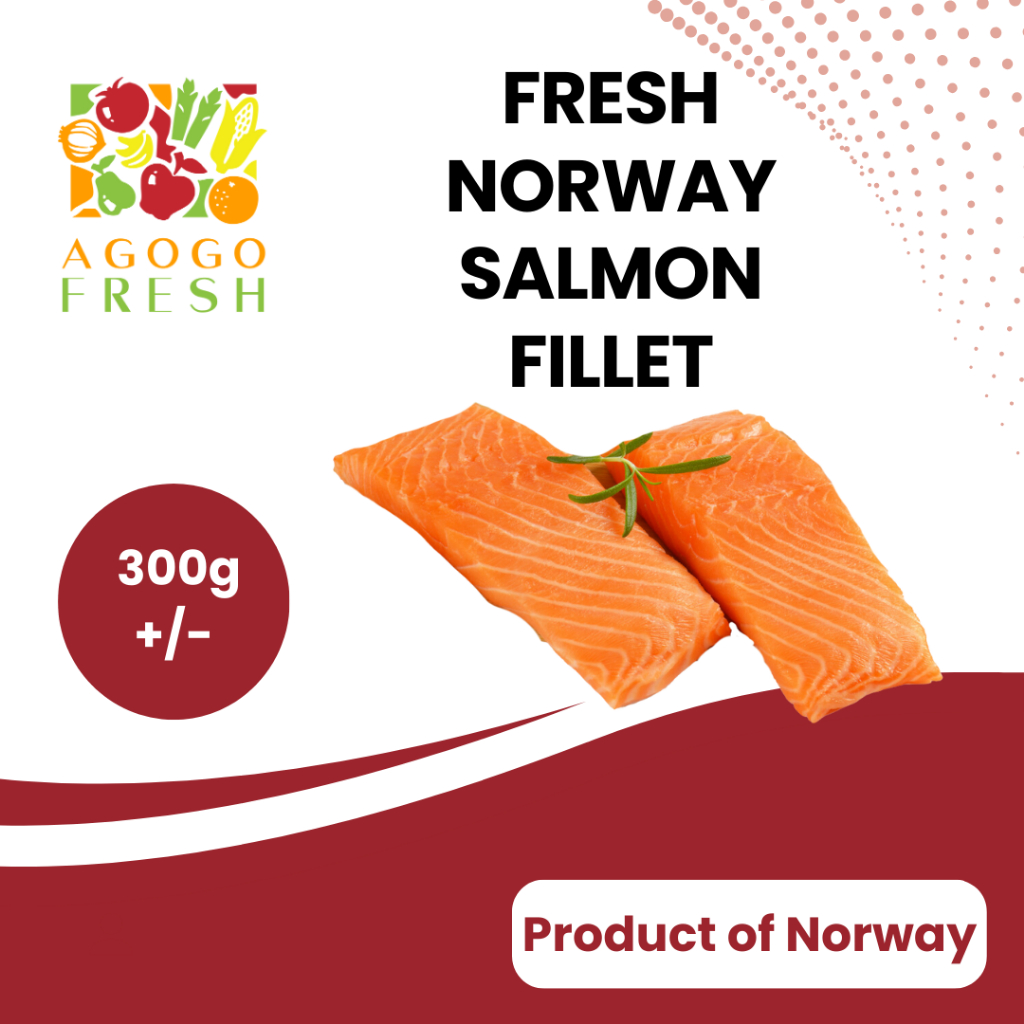 [Agogo Fresh - Fish & Seafood] Fresh Norway Salmon Fillet (300g ...