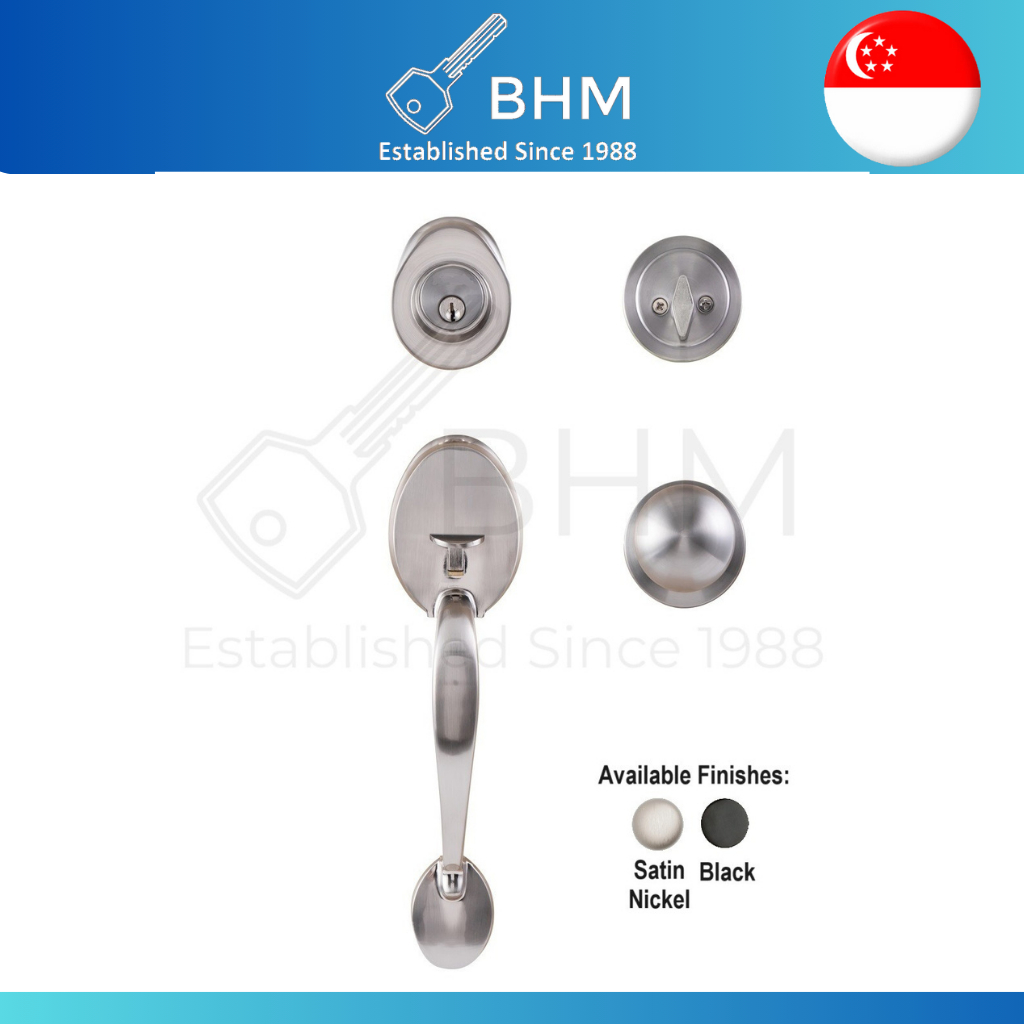HDB / Condo Main Door Lock Set / Grip Handle Set | Shopee Singapore