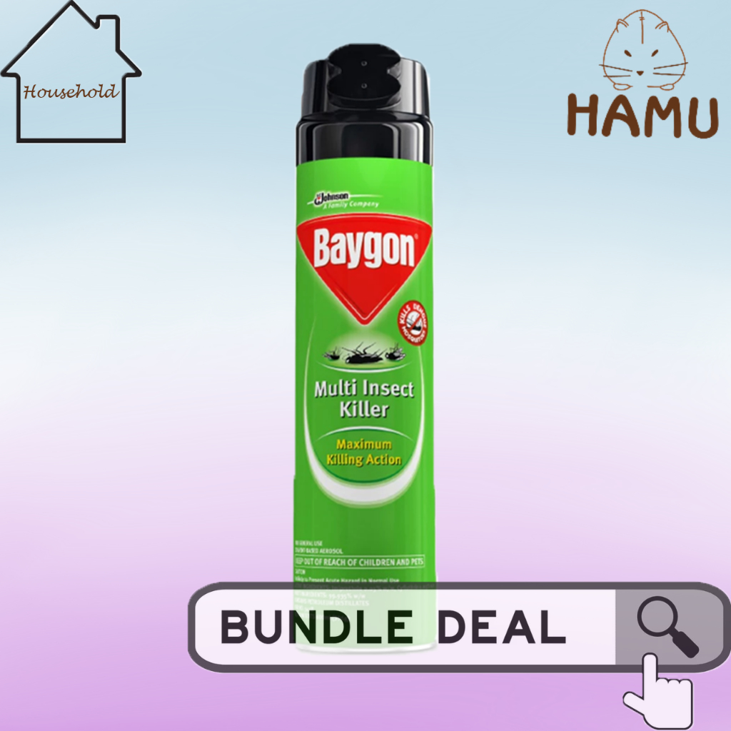 |🐹Bundle Deals🐹| Baygon Multi Insect Killer 600ml , SINNEA-I-SlvAE/015/ ...