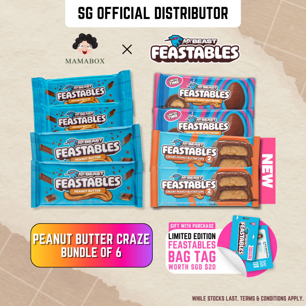 Mix & Match - Feastables MrBeast Chocolate Peanut Butter Craze Set ...