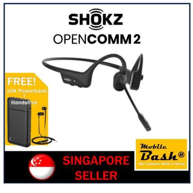 Aftershokz / Shokz OpenComm 2 /UC (2 years Singapore warranty) | Shopee ...