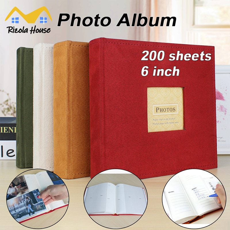 【SG】6 Inch Photo Album 200 Sheets Wedding Photo Album Family Photo ...