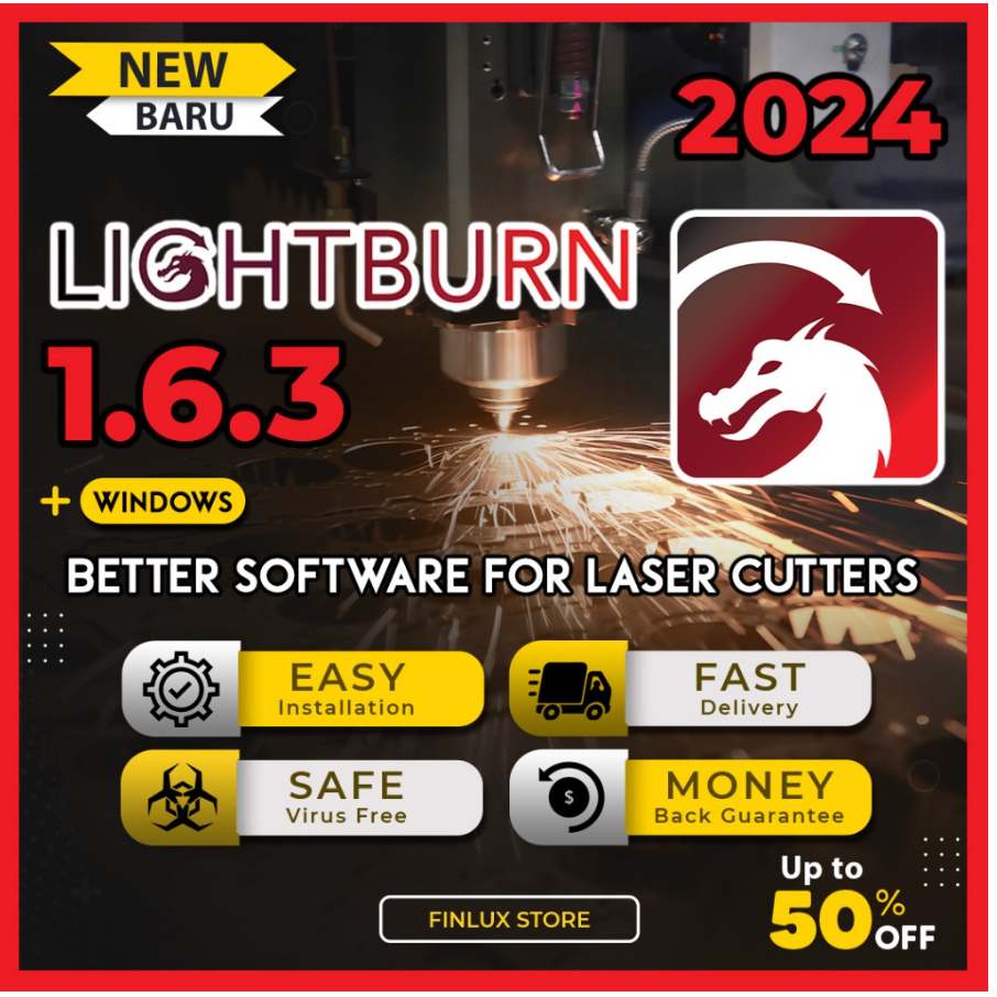 LightBurn v1.6.03 Latest 2024 Laser Cutter For Windows (64-Bit ...