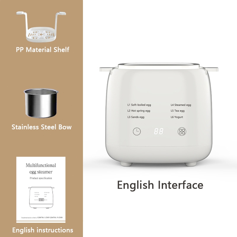 🇸🇬 STOCK Intelligent egg boiler automatic power off household small ...