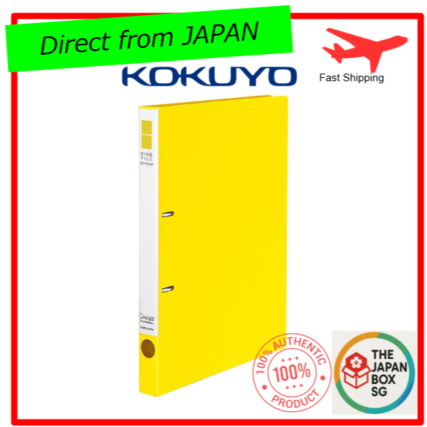 KOKUYO Slim Ring File – A4 Size, 2-Hole, 180-Sheet Capacity【Direct from ...