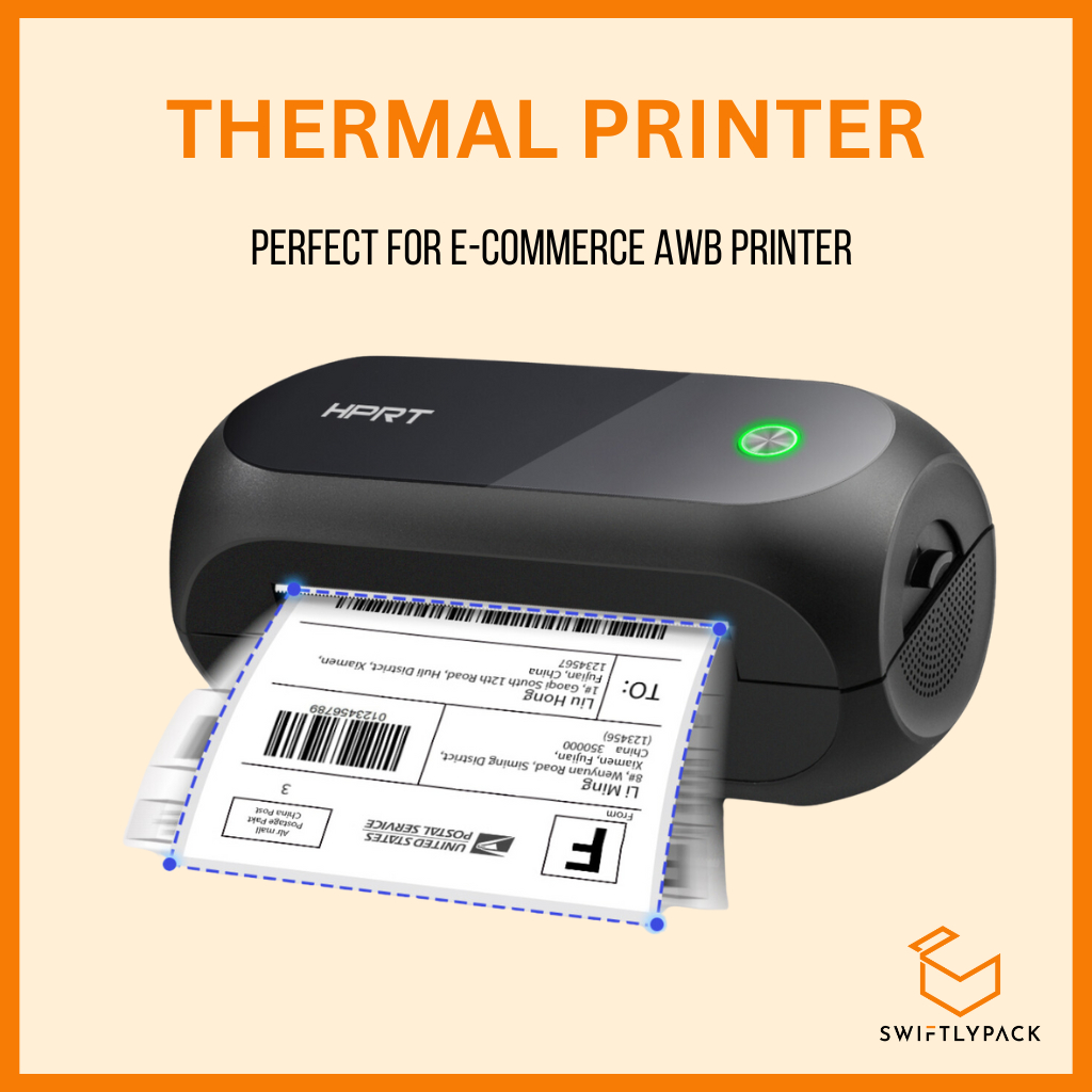 HPRT Thermal Printer S43 Label | Barcode Printer with USB | Bluetooth ...