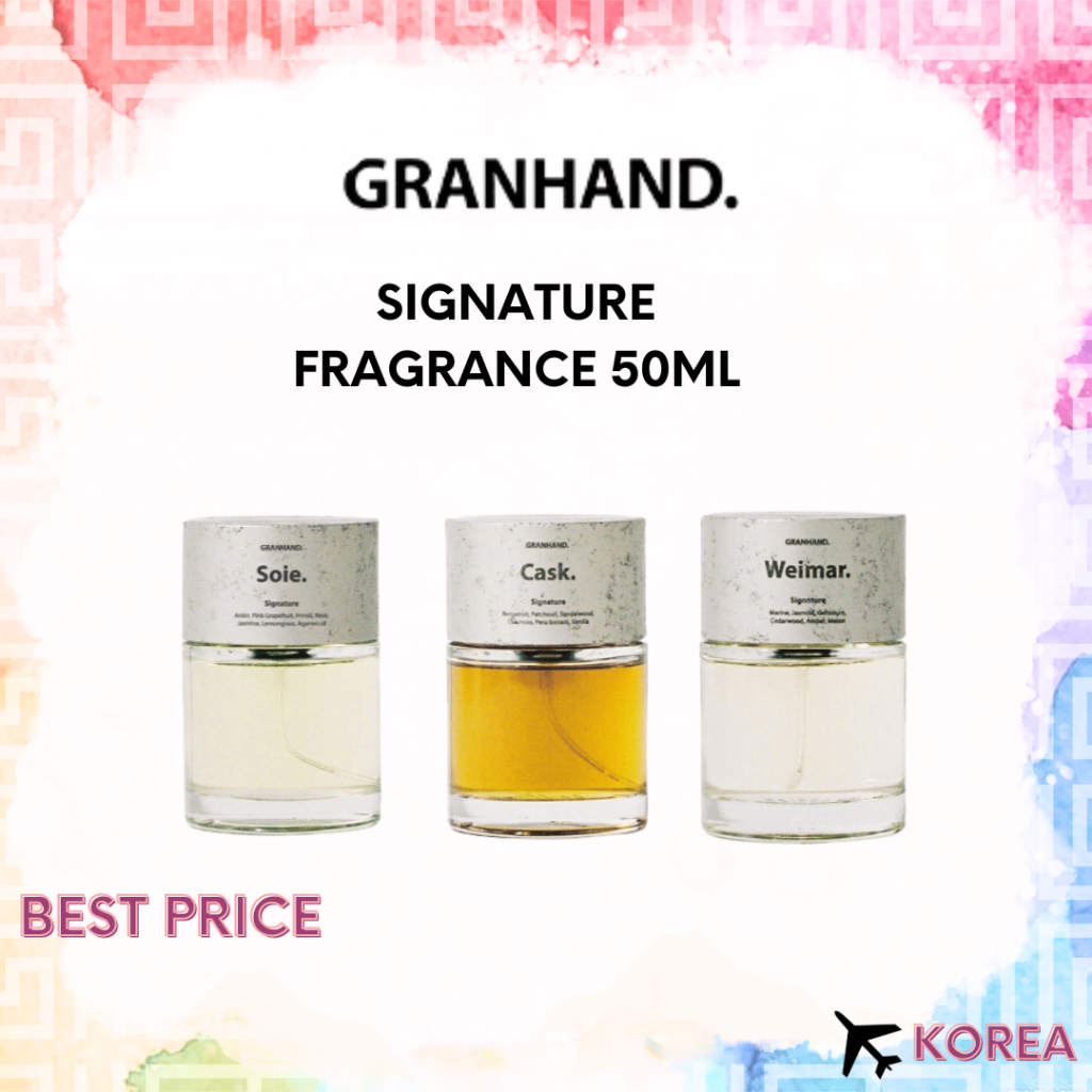 [GRANHAND] SIGNATURE Fragrance 50ml 6 scents (Soie. & Weimar & Cask ...