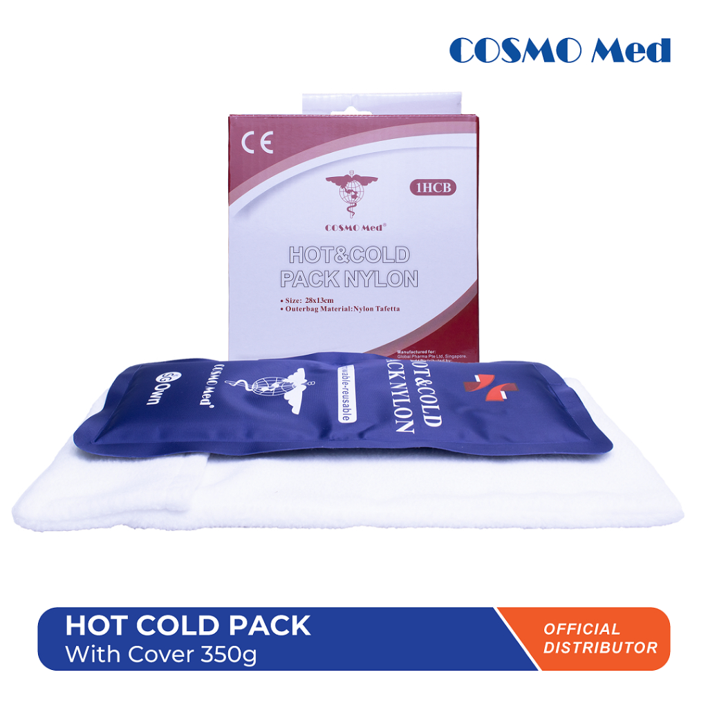 Cosmo Med Hot & Cold Pack with Soft Cover Bag (white) 350g | Shopee ...