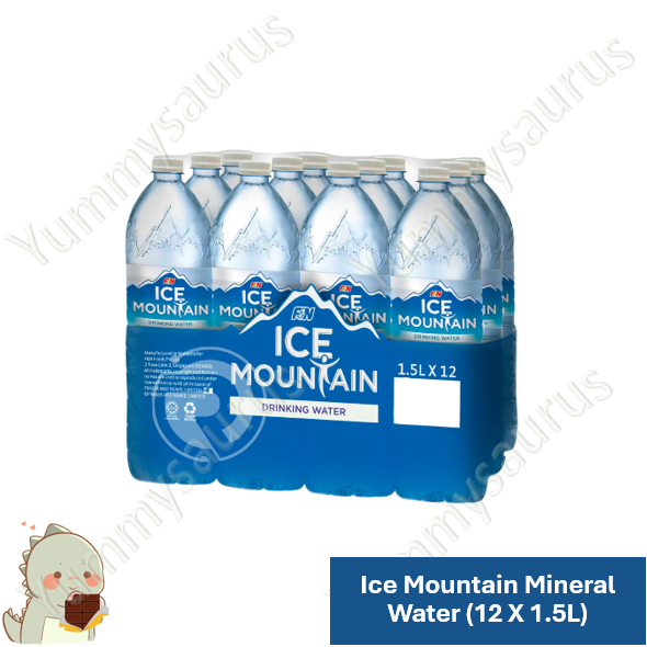 Ice Mountain Pure Drinking Water (1.5L x 12 Bottles) | Shopee Singapore