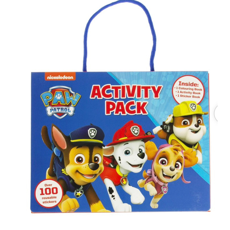 [SG Stock] Paw Patrol Activity Pack (3 activity books + 100 stickers ...