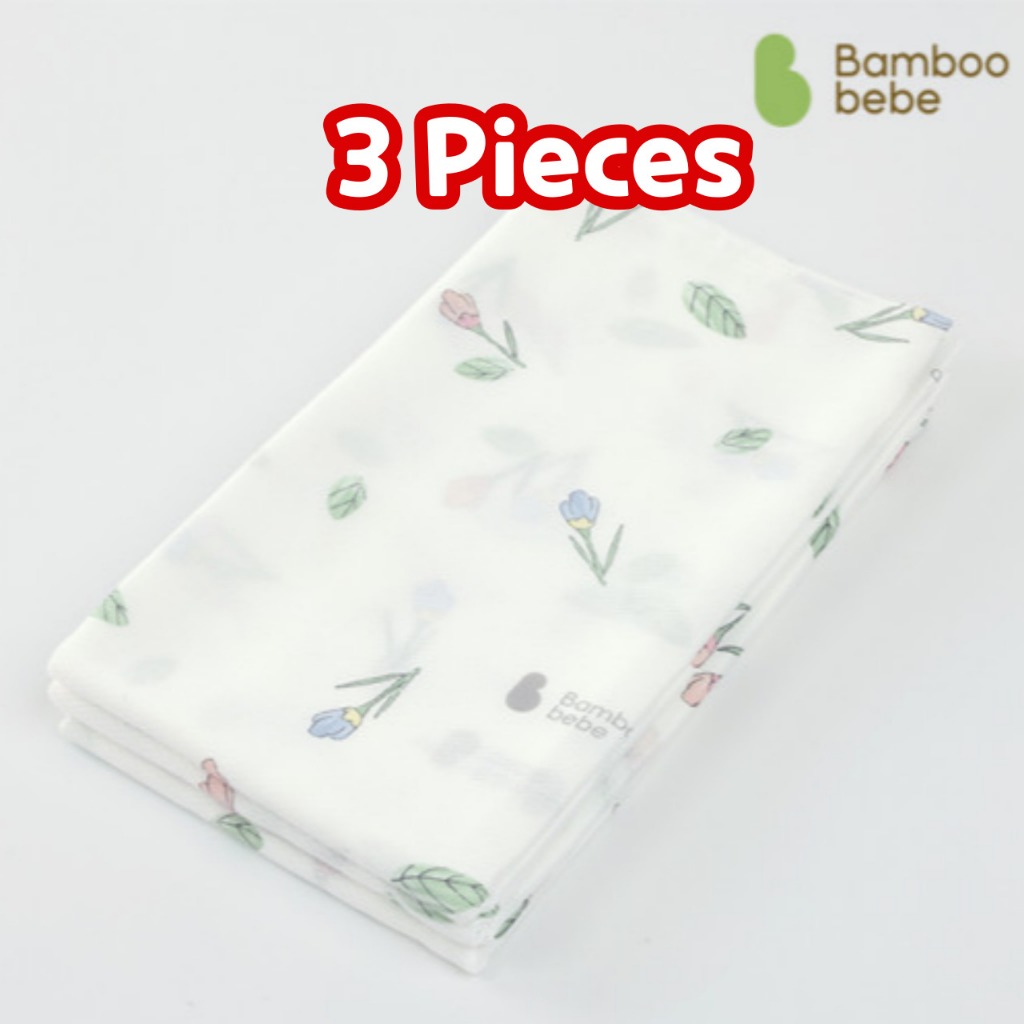 [3 PCS] BambooBebe Made in Korea Bamboo Signature Square Diapers Baby ...