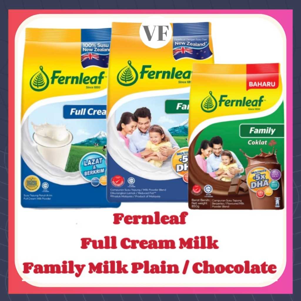 FERNLEAF Full Cream Milk 1.65kg, Family Milk 1.65kg / 1.8kg & Family ...