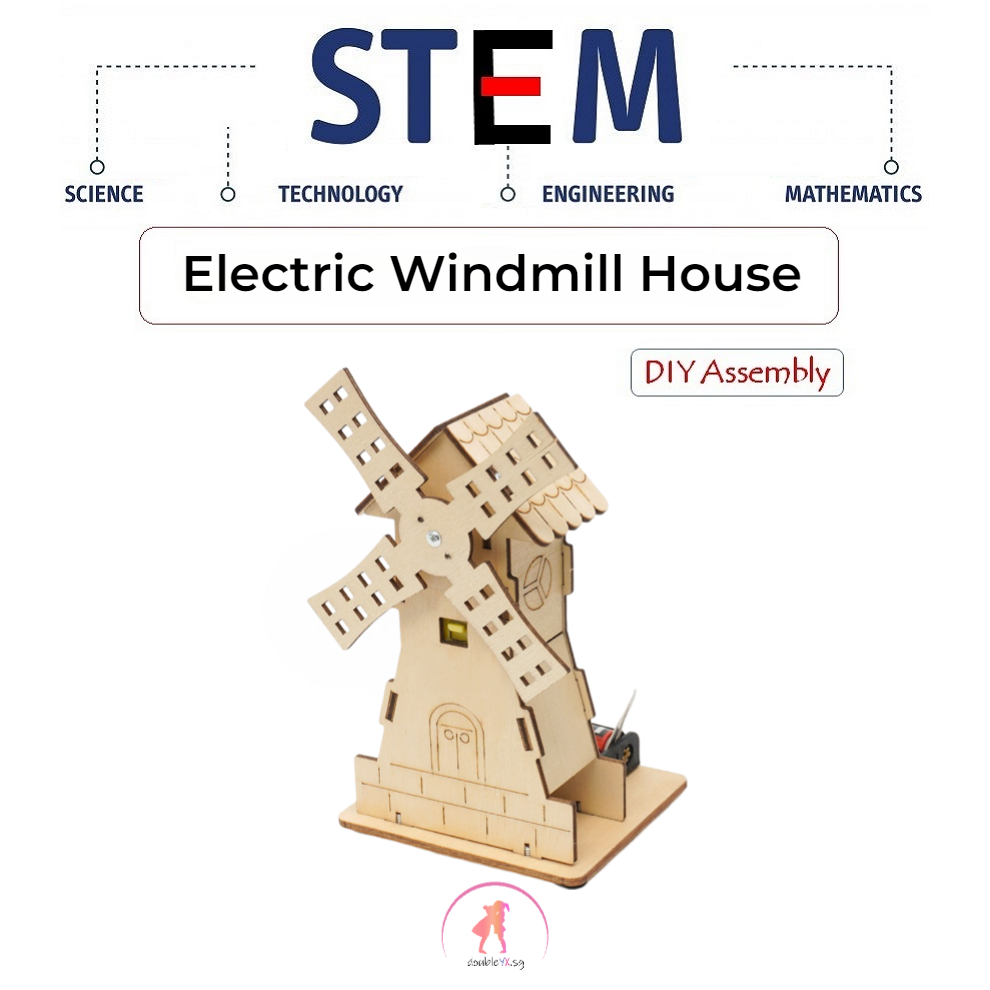 DIY Handmade Science STEM Kit: DIY Electric Windmill House: Educational ...