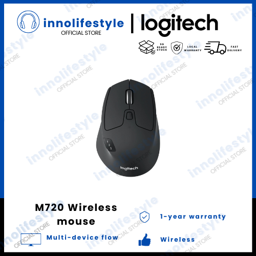 LOGITECH M720 Multi Device Wireless Mouse (1Y WARRANTY) | Shopee Singapore
