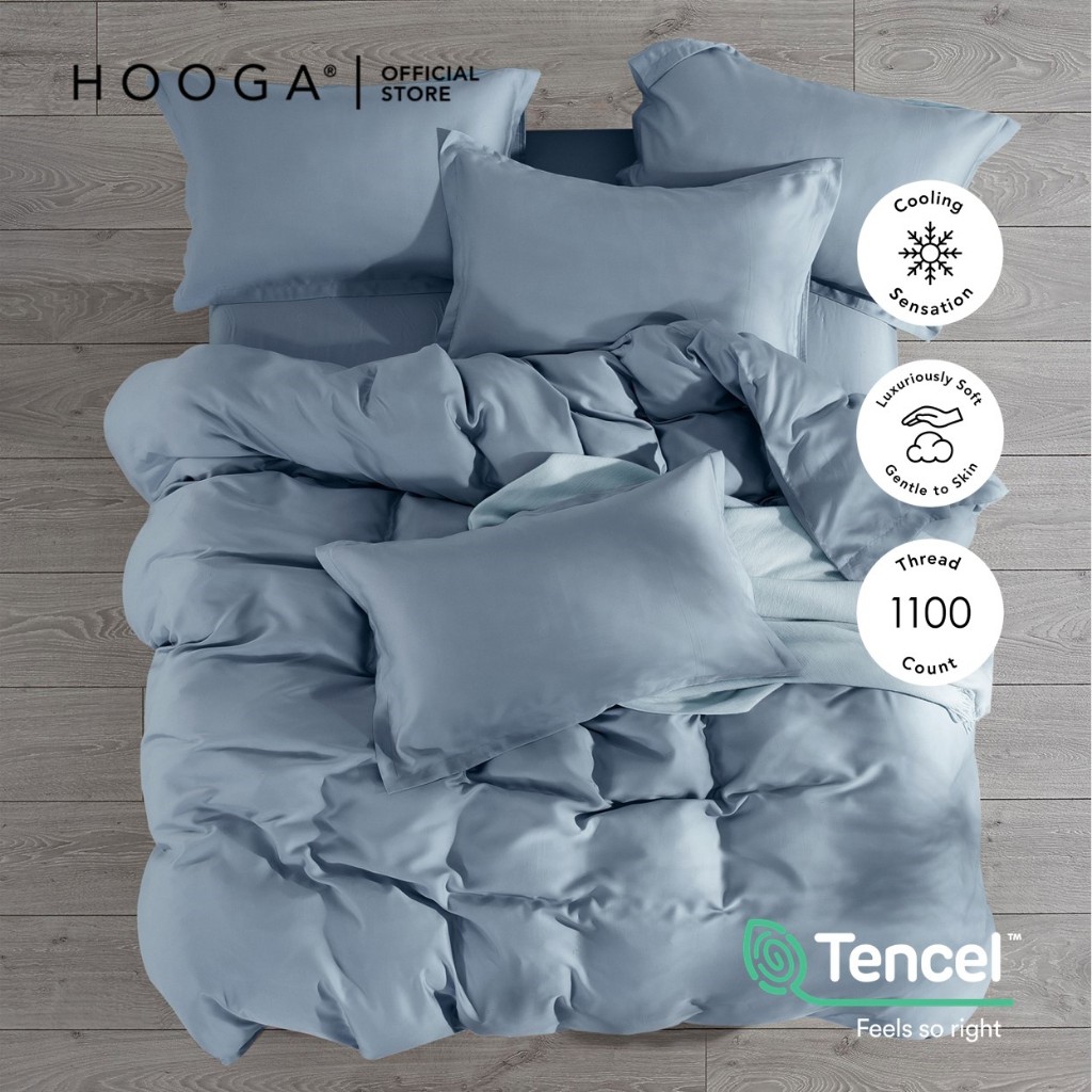 (8 NEW COLOURS) Hooga Orange Label AERYNN 1100TC TENCEL Lyocell ...