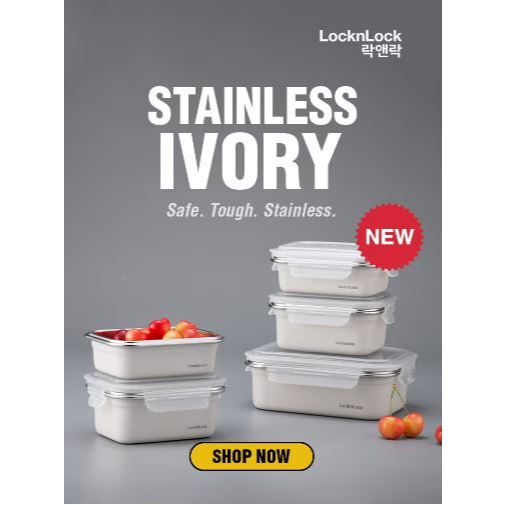 Locknlock STS Cozy Stainless Steel Food Container LST501-LST516 ...