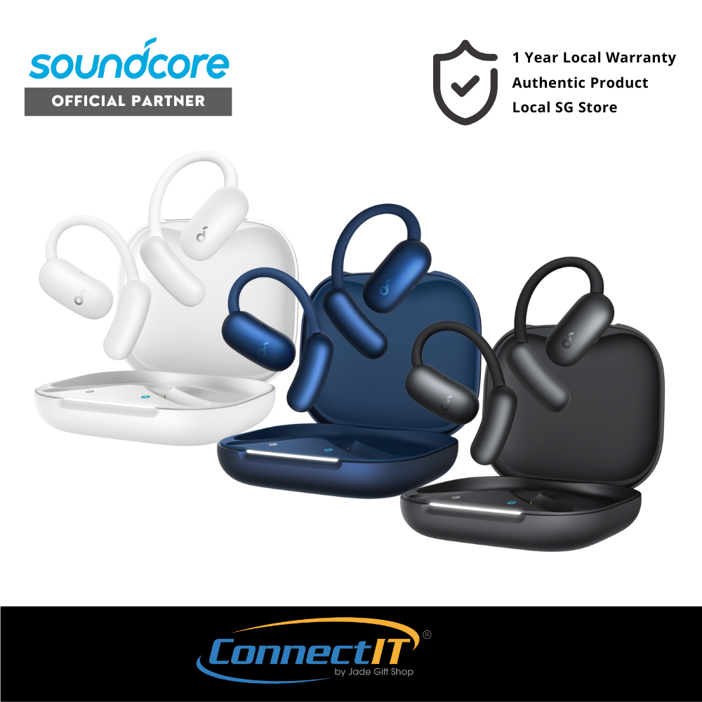 Soundcore AeroFit 2 Open-Ear Wireless Earbuds All-Day Comfort & Hi-Res ...
