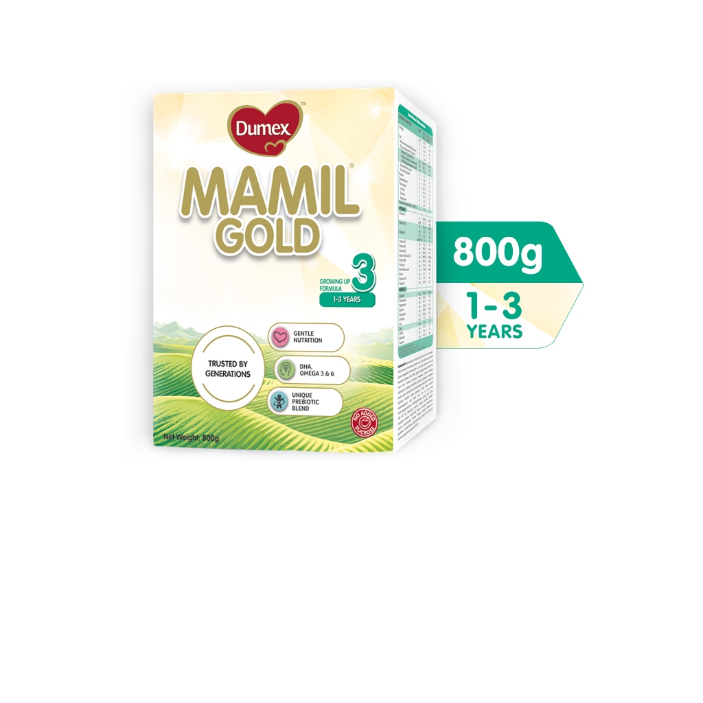 Dumex Mamil Gold Growing Up Formula - Stage 3 (800g) | Shopee Singapore